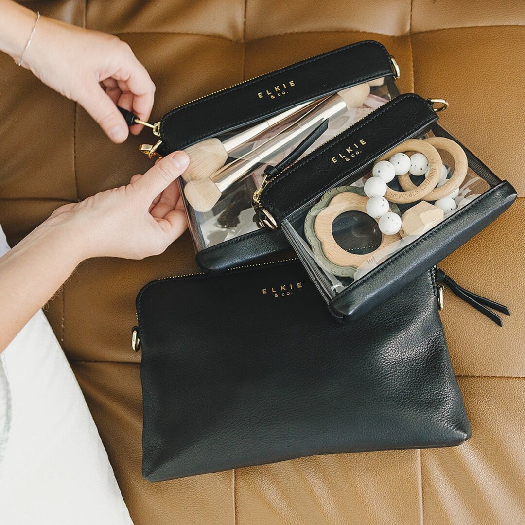 Leather Packing Pouches, Diaper Bag Organization, Clear Packing Pouch ...