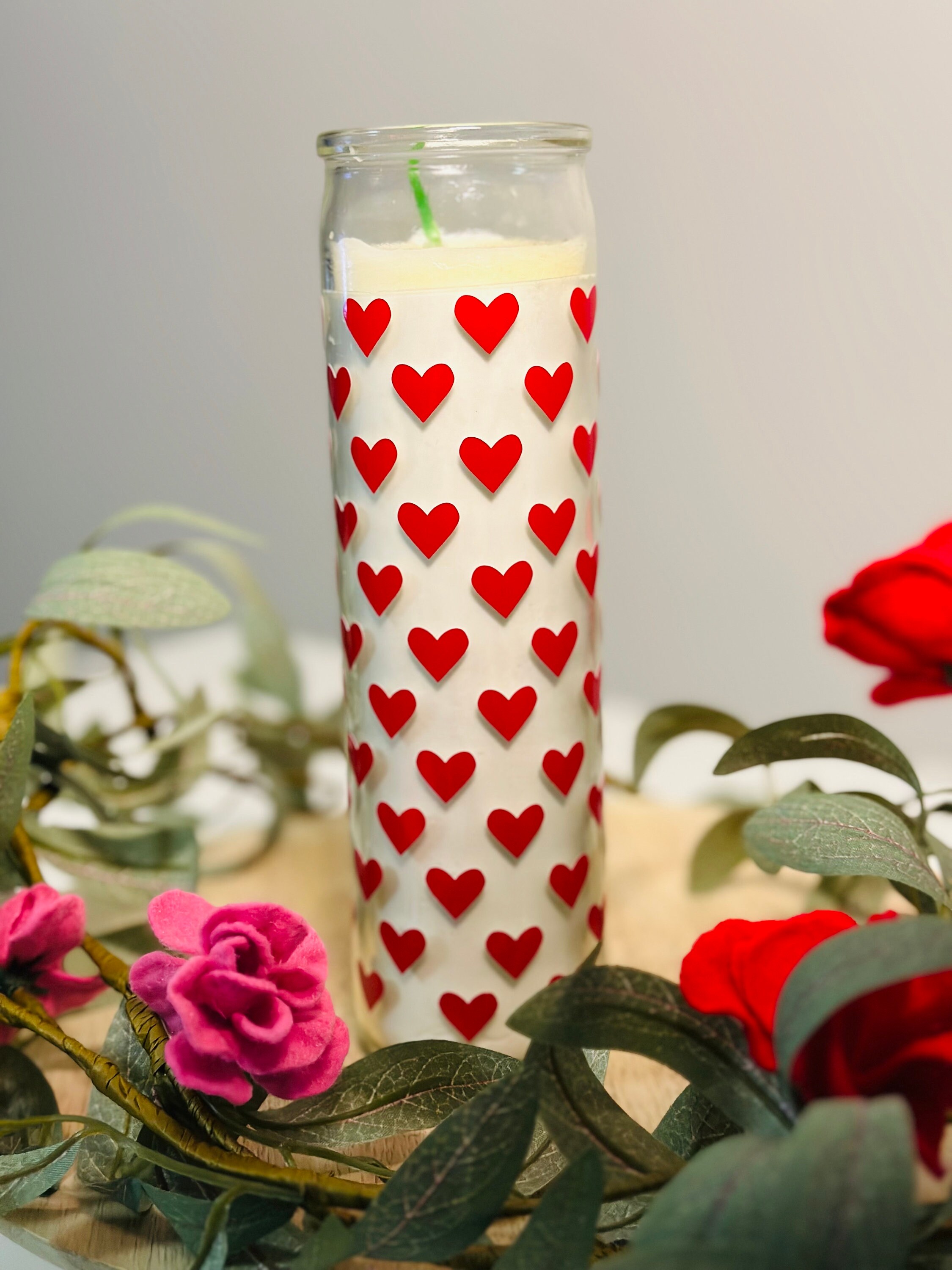 Heart Tall Candle - Etsy