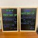 First and Last Day of School Chalkboard: Personalized Keepsake - Etsy