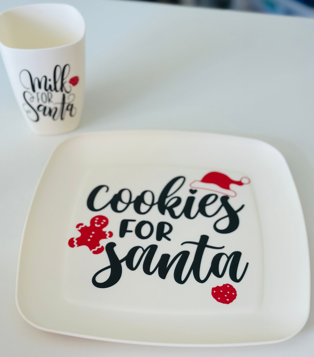 Santa's Milk and Cookie Sets - Etsy