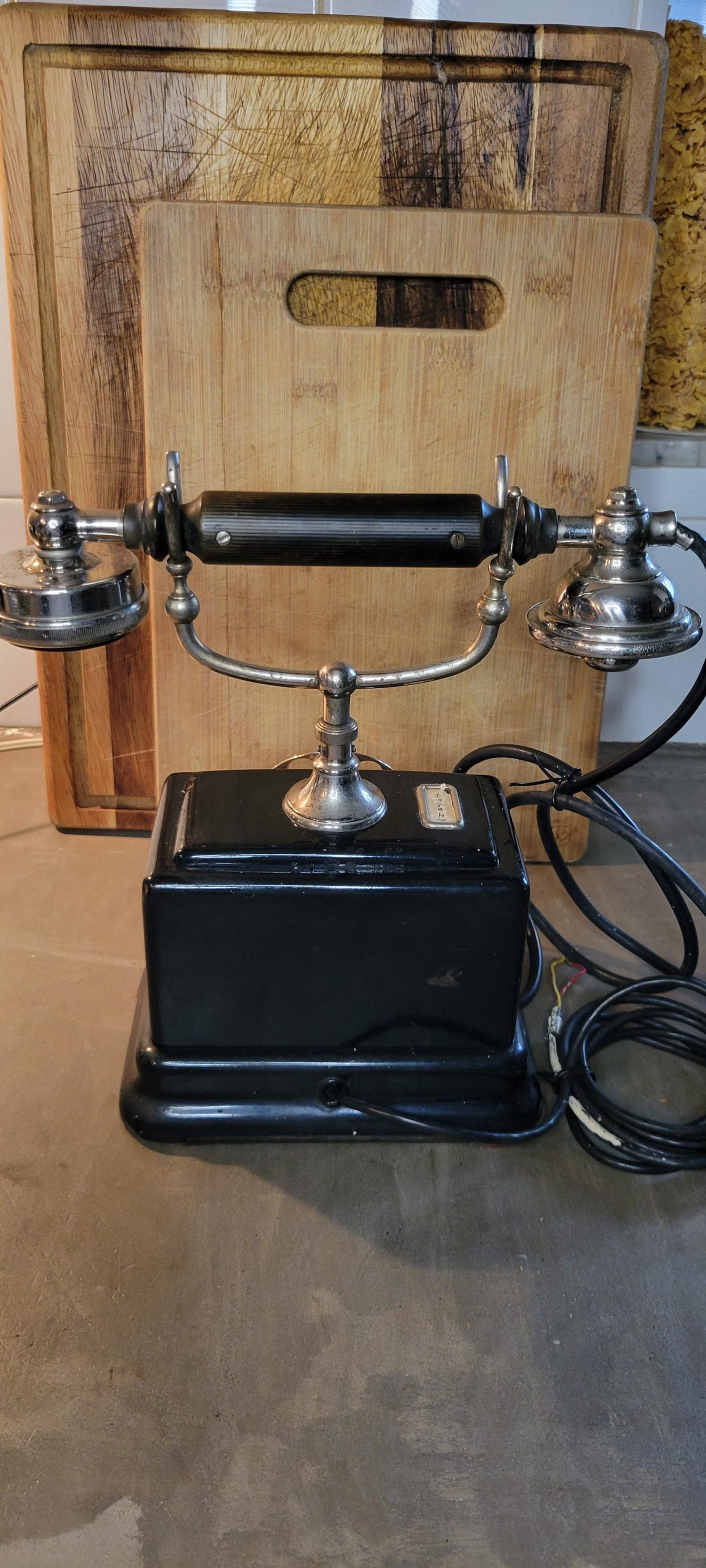 Vintage L. M. Ericsson Stockholm Rotary Dial Table Phone 1947 Swedish ...