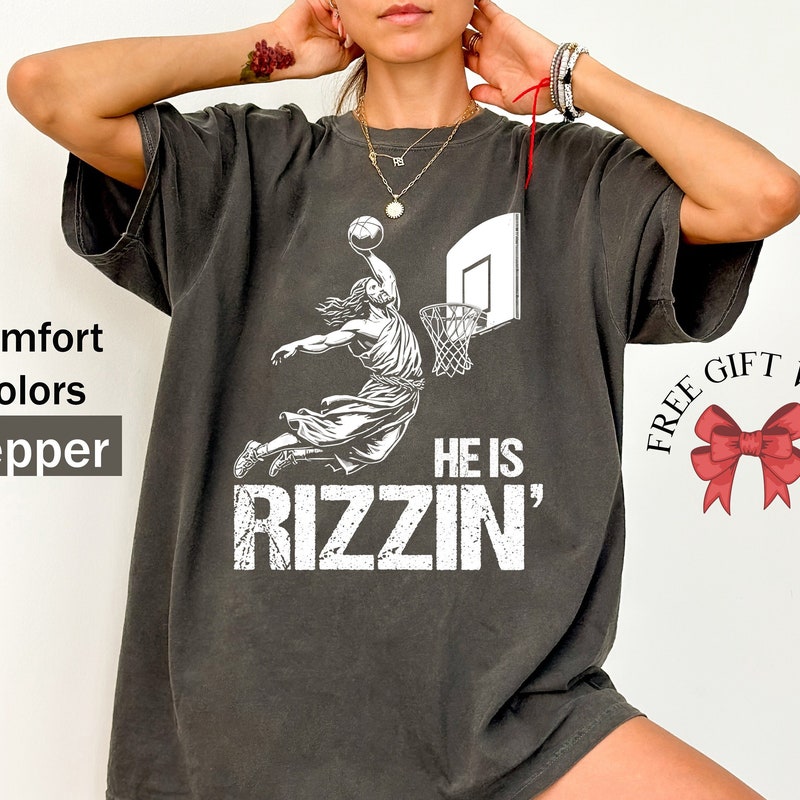 He is Rizzin T Shirt - Etsy