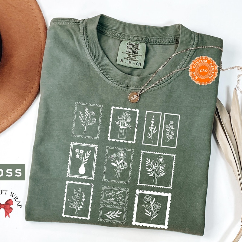 Stamp Graphic Tees - Etsy