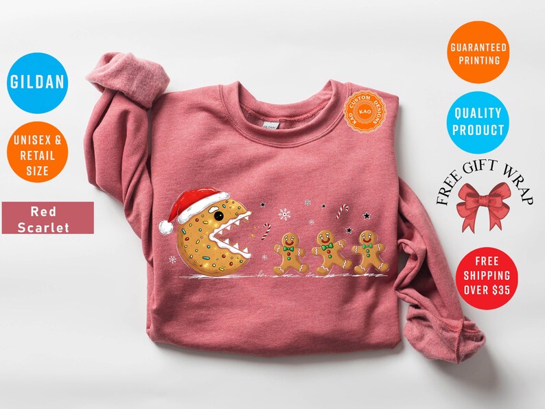 Funny Gingerbread Sweatshirt, Christmas Cookies Shirts, Chasing ...