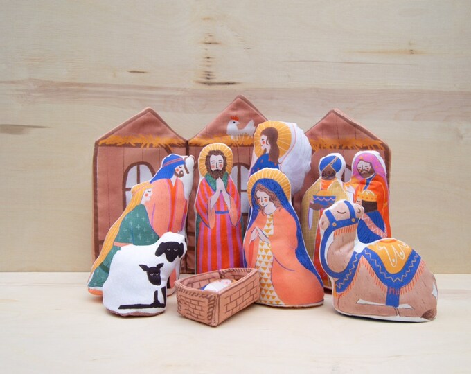 Cut-and-sew Christmas Nativity Kit - Etsy