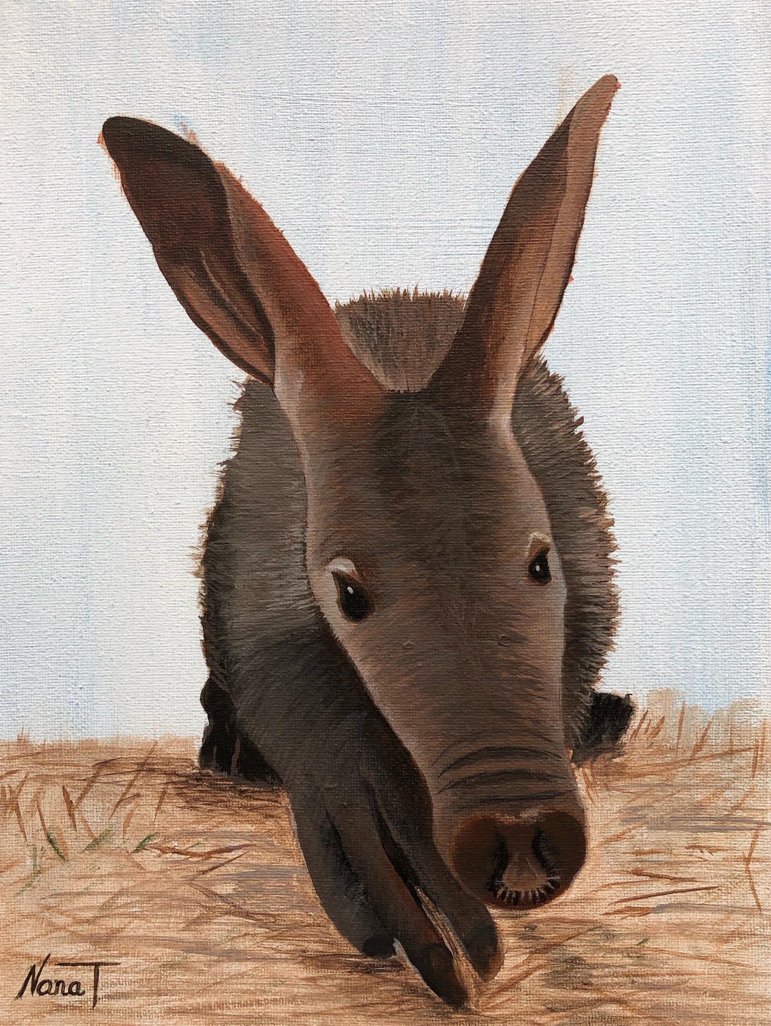 Aardvark Art Original Acrylic Painting on Canvas or Prints for Nursery ...