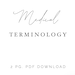Medical Terminology Cheat Sheet - Etsy