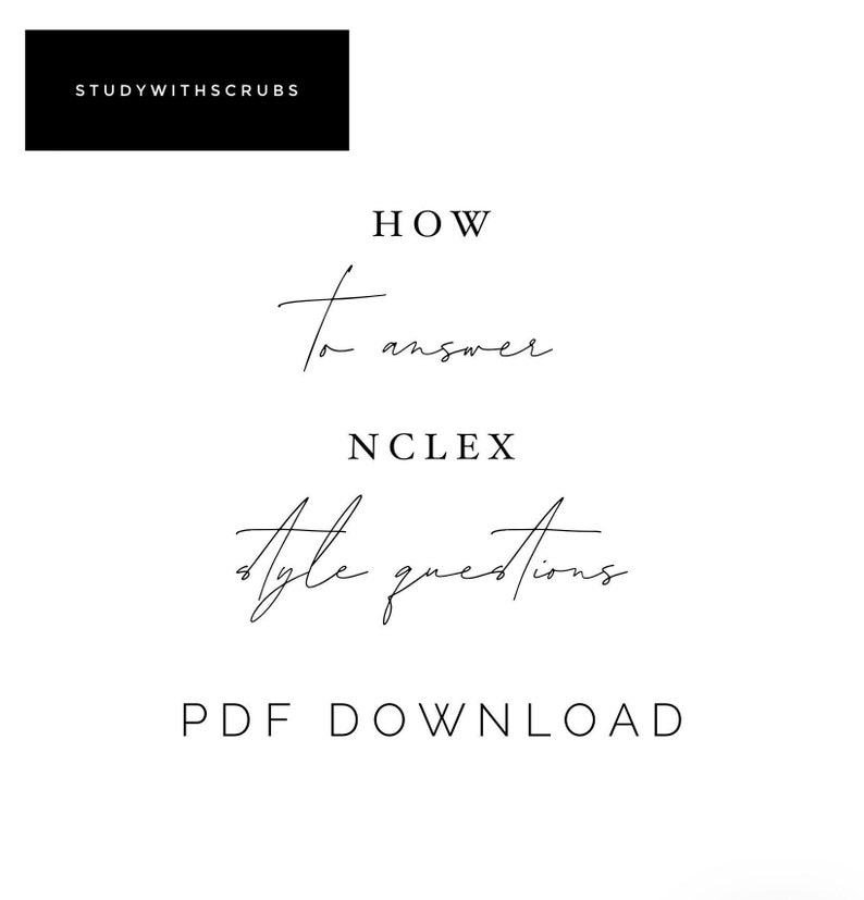 How To Answer NCLEX Style Questions Cheat Sheet Etsy how-to-answer-nclex-style-questions-cheat-sheet-etsy