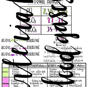 Arterial Blood Gases (ABG) Cheat Sheet - Etsy