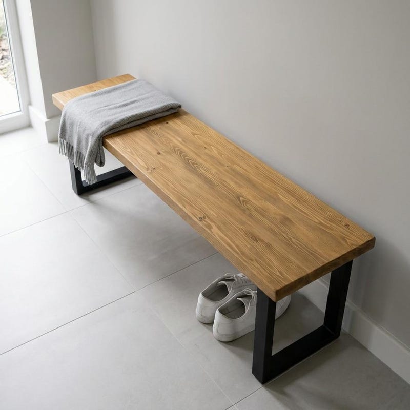 Oak Bench 120cm - Etsy UK