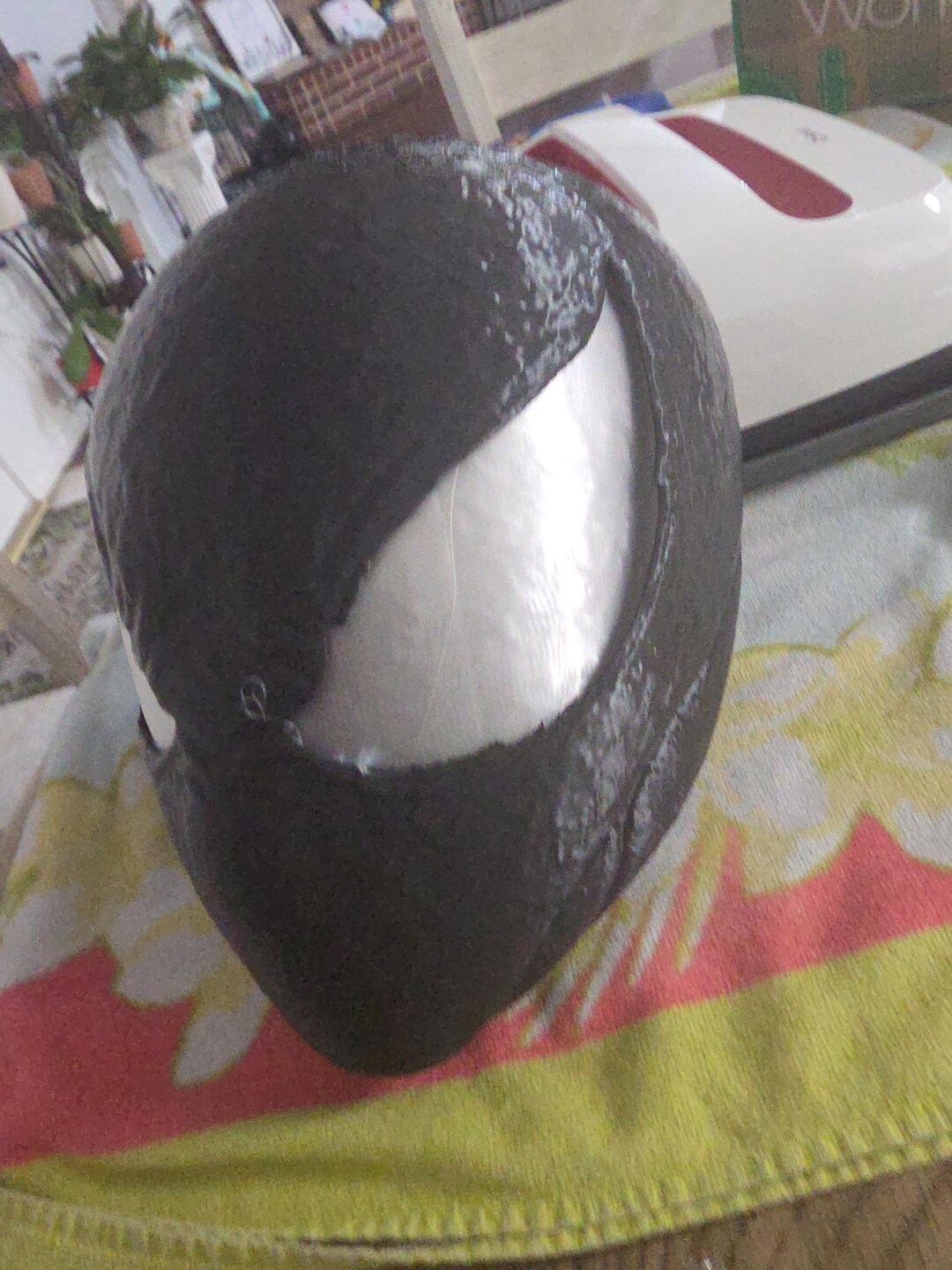 Symbiote Spider-man Mad Faceshell - Etsy