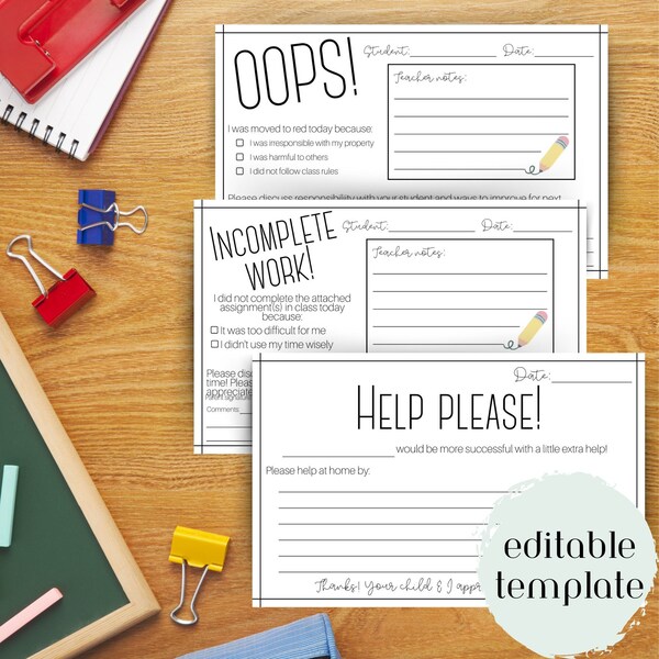 Classroom Forms - Etsy