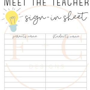 Editable Meet the Teacher Bundle | Ready to Print | Instant Download ...
