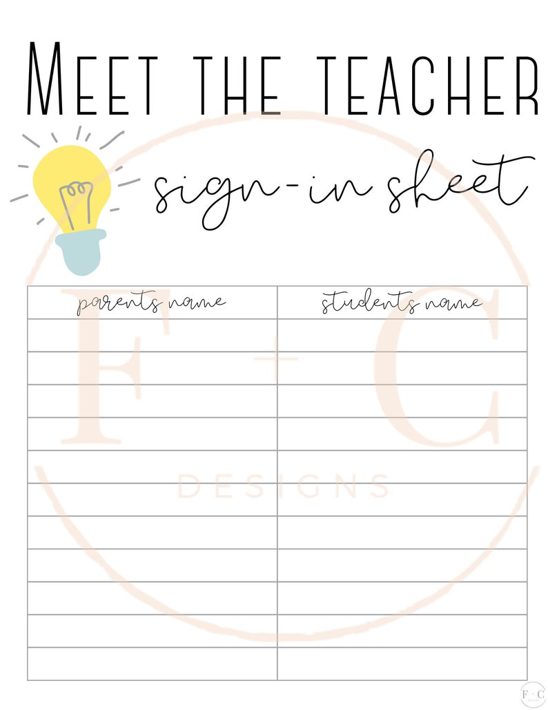 Editable Meet the Teacher Bundle | Ready to Print | Instant Download ...