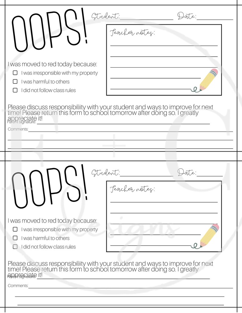 Editable Send Home Forms Back to School Classroom Forms - Etsy
