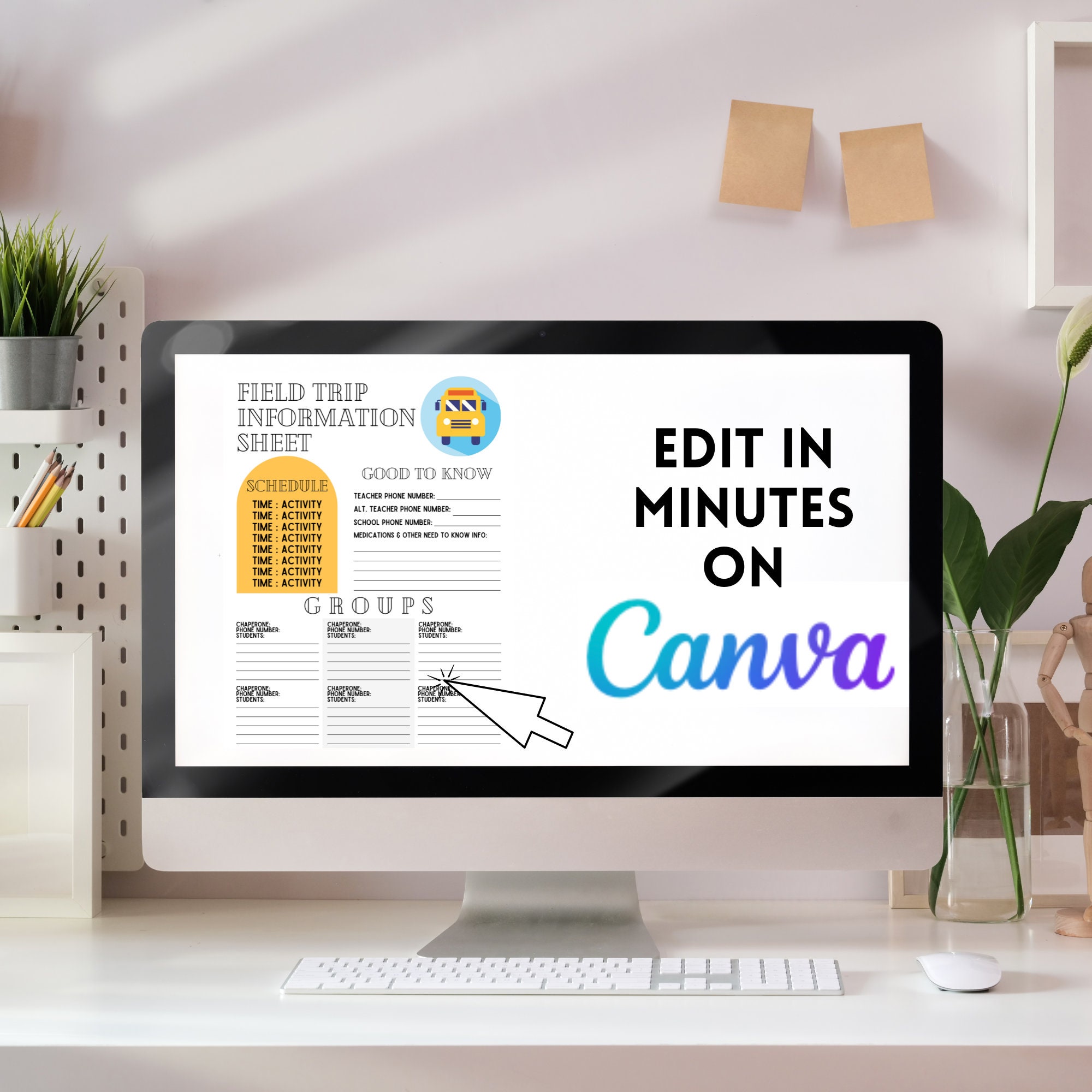 Field Trip Information Sheet | Classroom Forms | Forms for Parents ...