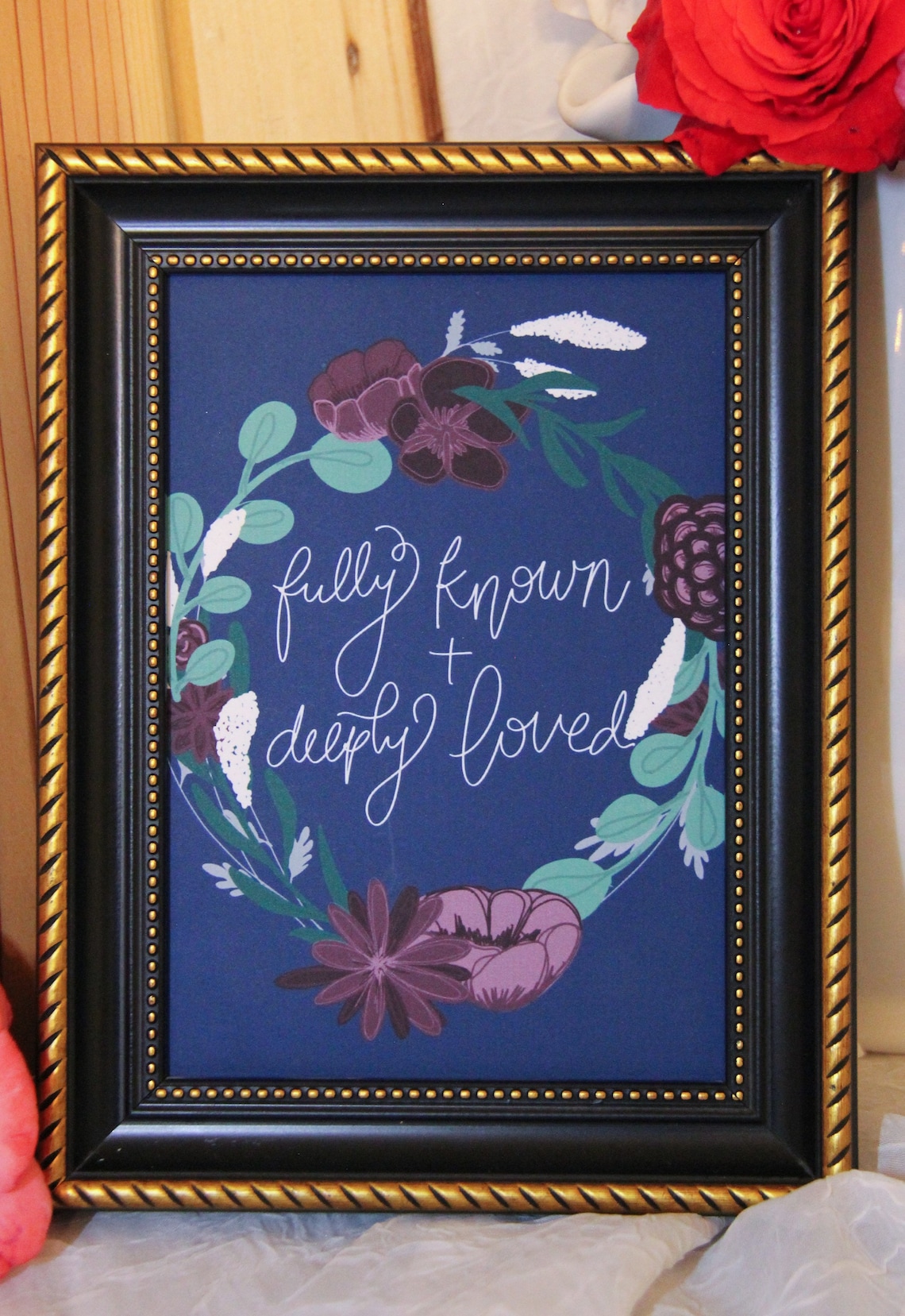 Fully Known Deeply Loved Print - Etsy