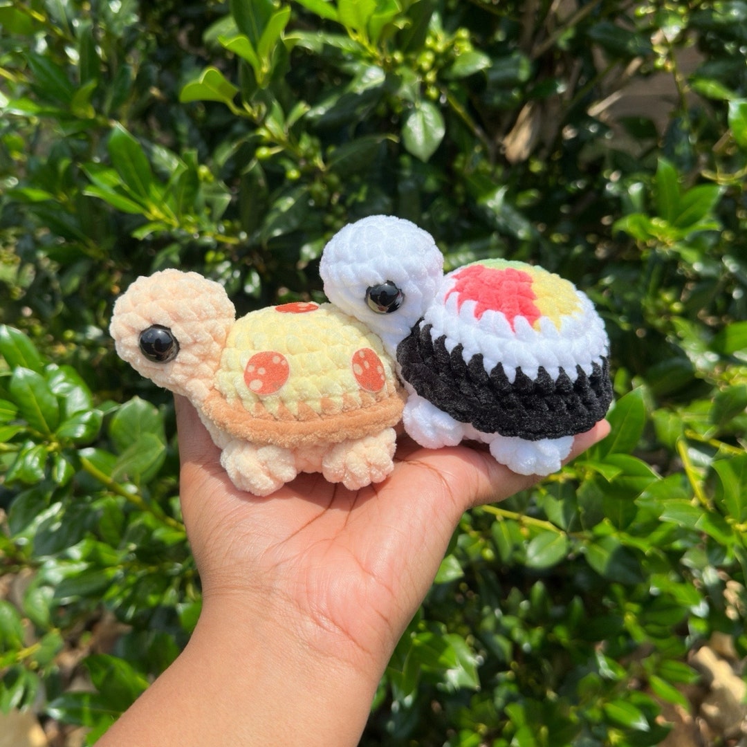 Pizza & Sushi Turtle Plushies, Made to Order Turtles, Food Turtles ...