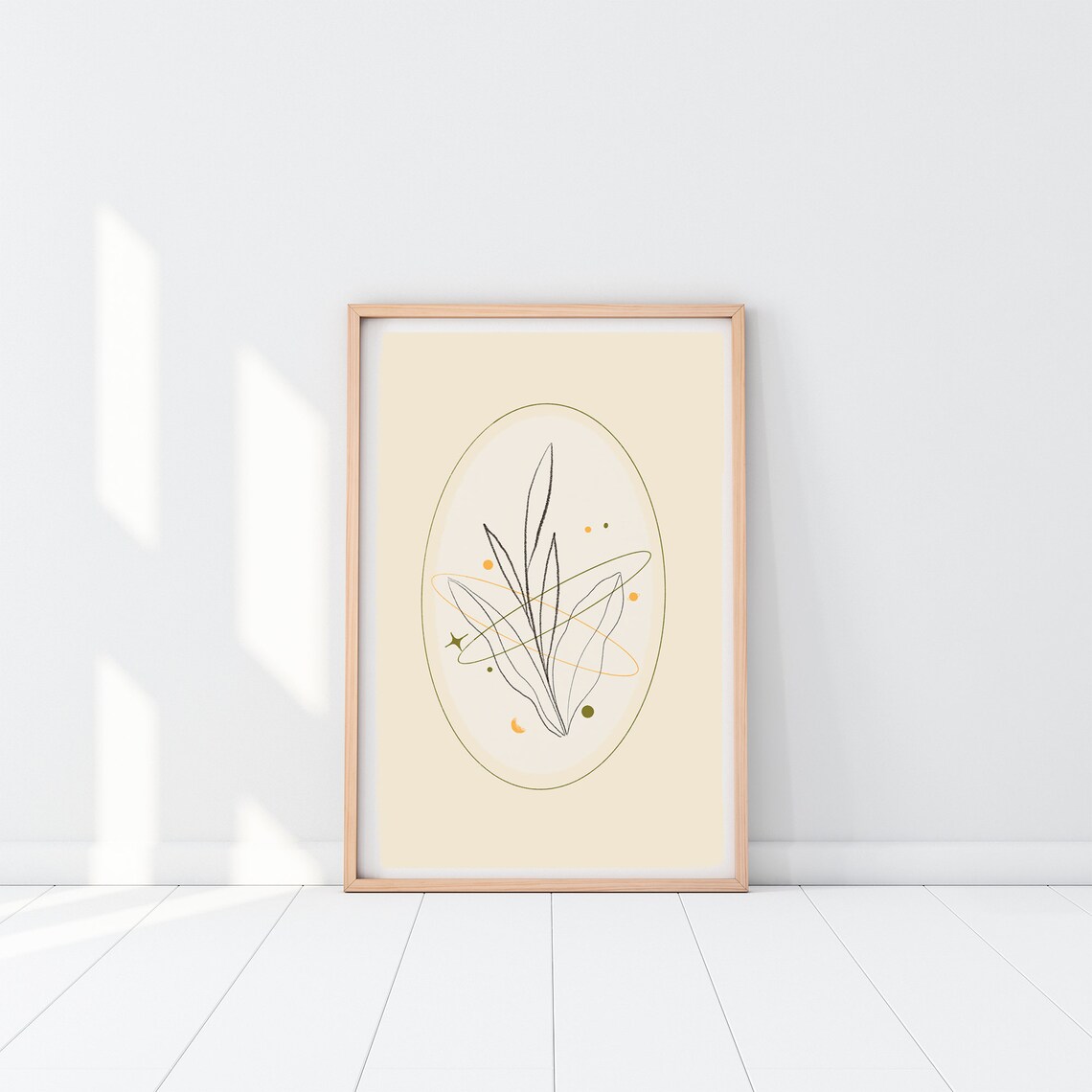 Minimal Line Art Flower Line Art Charcoal Drawing Circle - Etsy