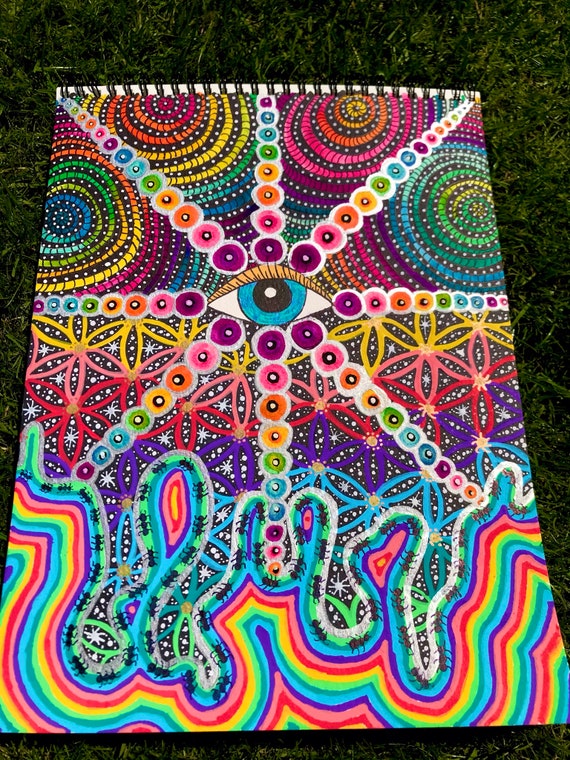 Easy Hippie Drawing Ideas
