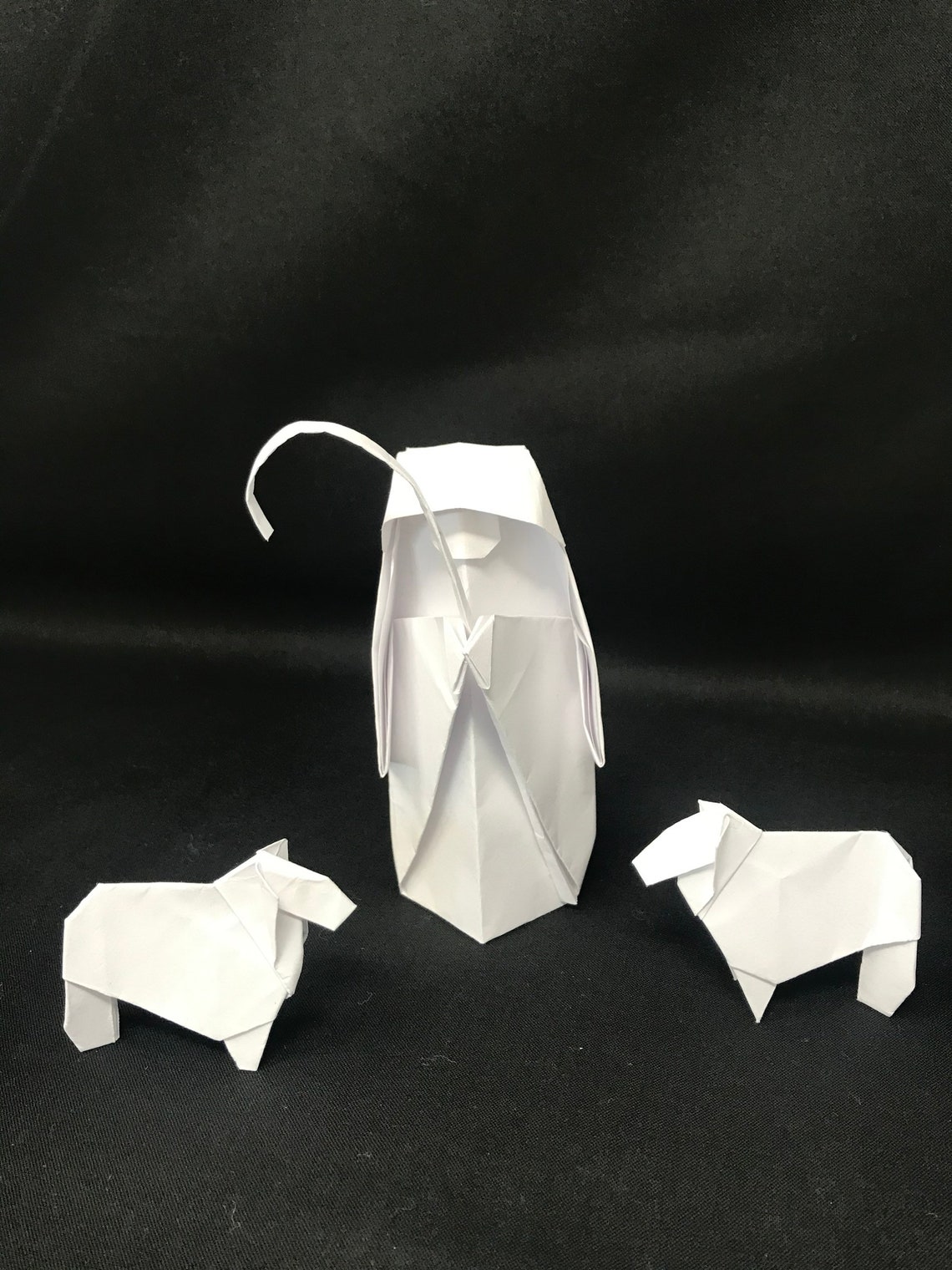 Origami Nativity Set Handmade Nativity Christmas Scene - Etsy