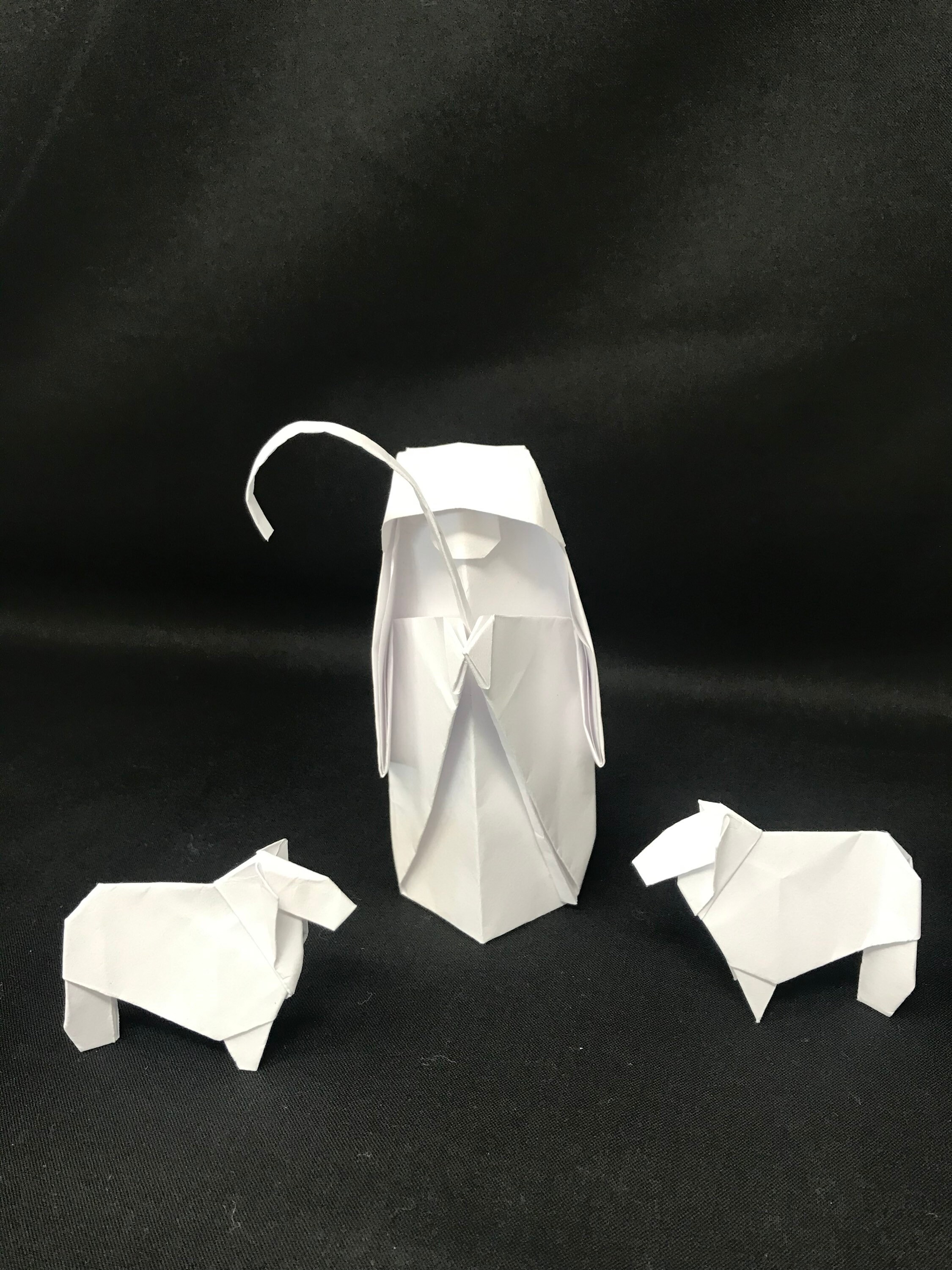 Origami Nativity Set, Handmade Nativity, Christmas Scene - Etsy