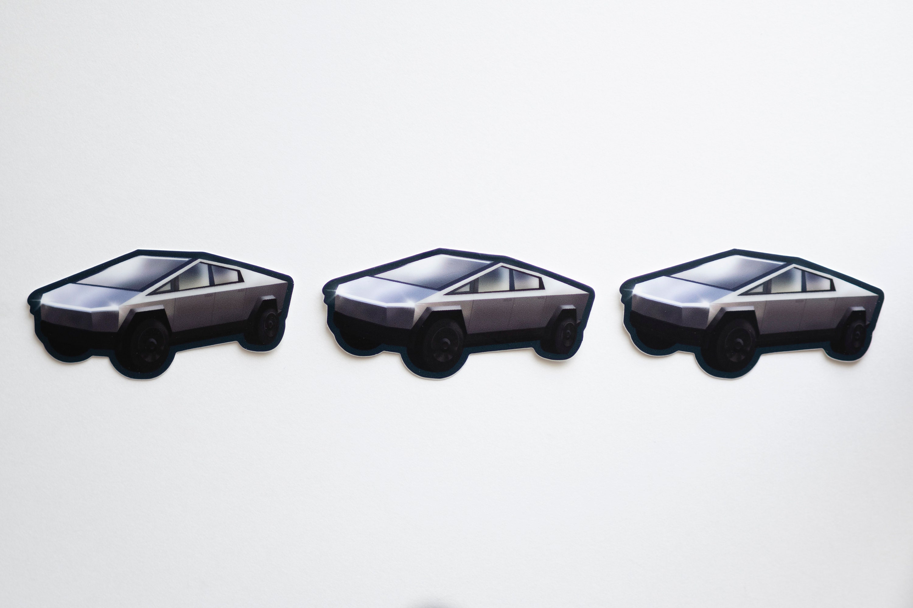 Cybertruck Sticker Tesla Car Vinyl Sticker - Etsy UK