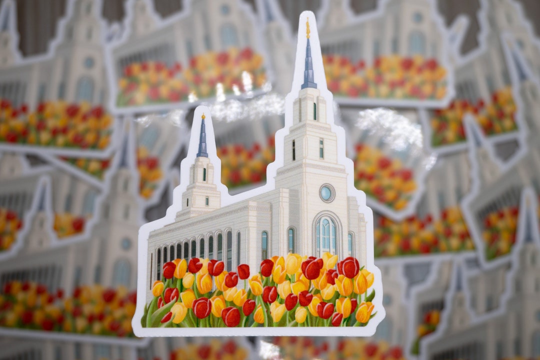 Layton Utah Temple Sticker | LDS Vinyl Sticker - Etsy
