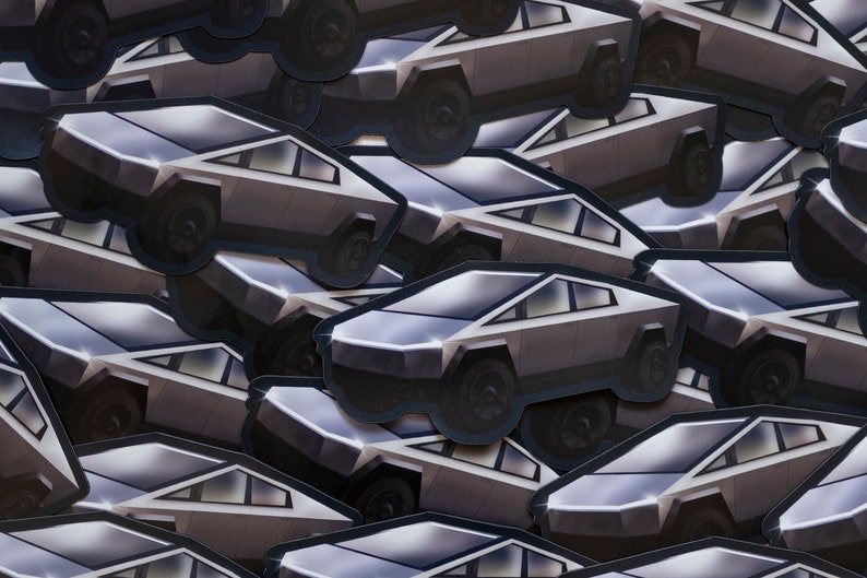 Tesla Cybertruck Magnet Cybertruck Magnet Die-cut Magnet - Etsy