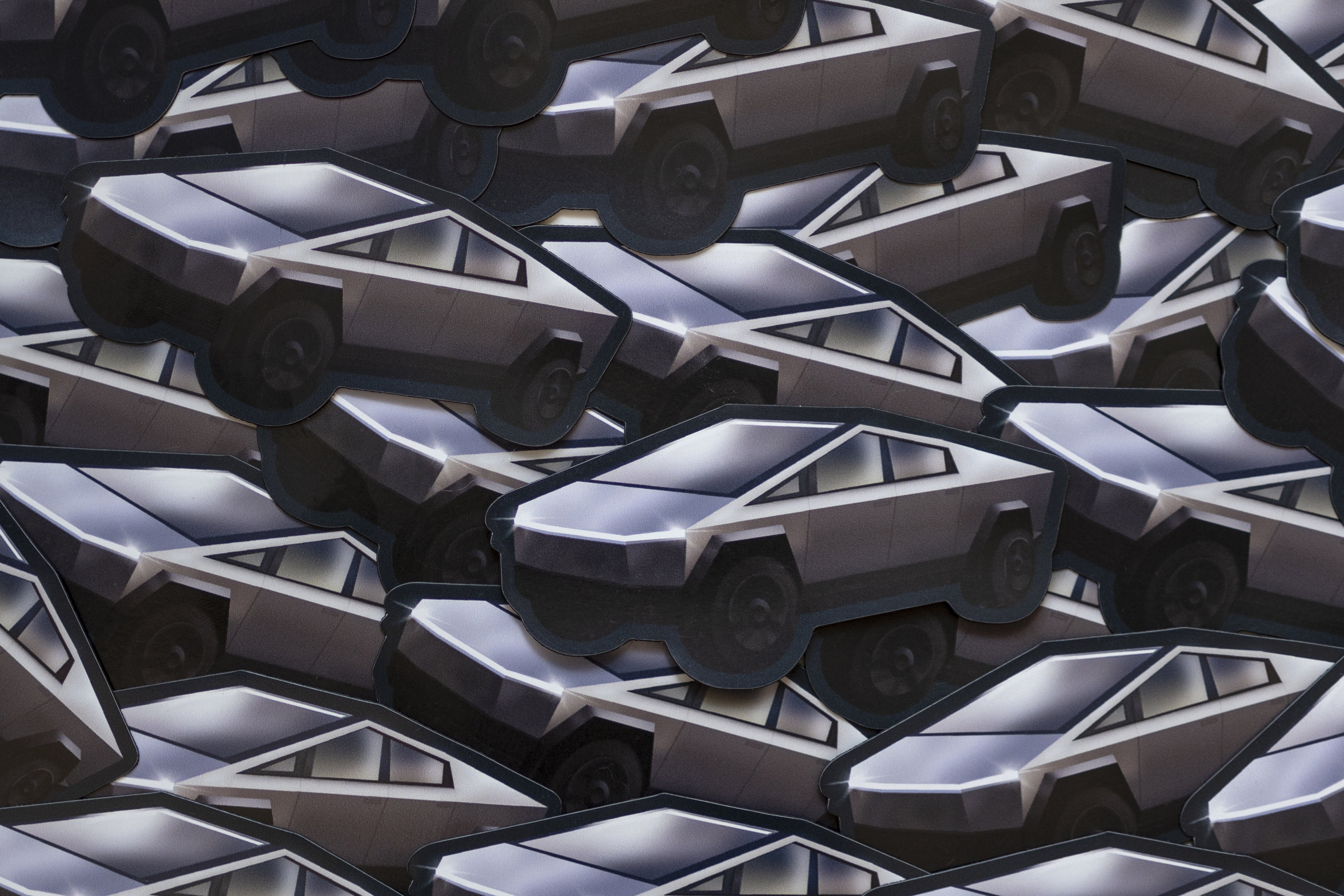 Tesla Cybertruck Magnet | Cybertruck Magnet | Die-cut Magnet ...