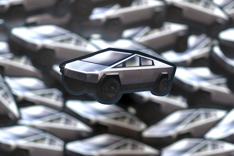 Tesla Cybertruck Magnet Cybertruck Magnet Die-cut Magnet - Etsy