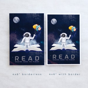 Read Poster | NASA Astronaut | Poster | Space Illustration | Home Decor ...