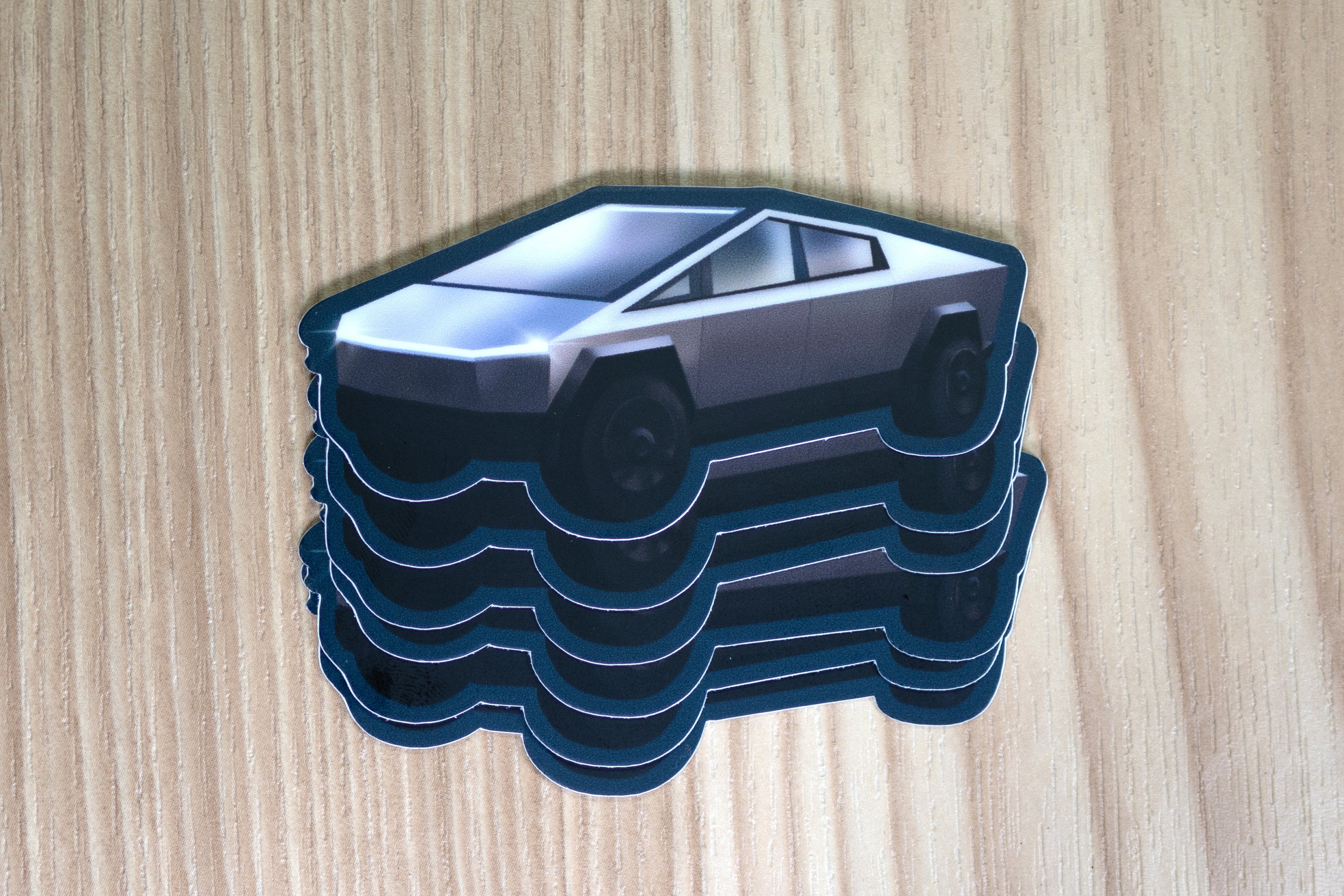 Cybertruck Sticker Tesla Car Vinyl Sticker - Etsy