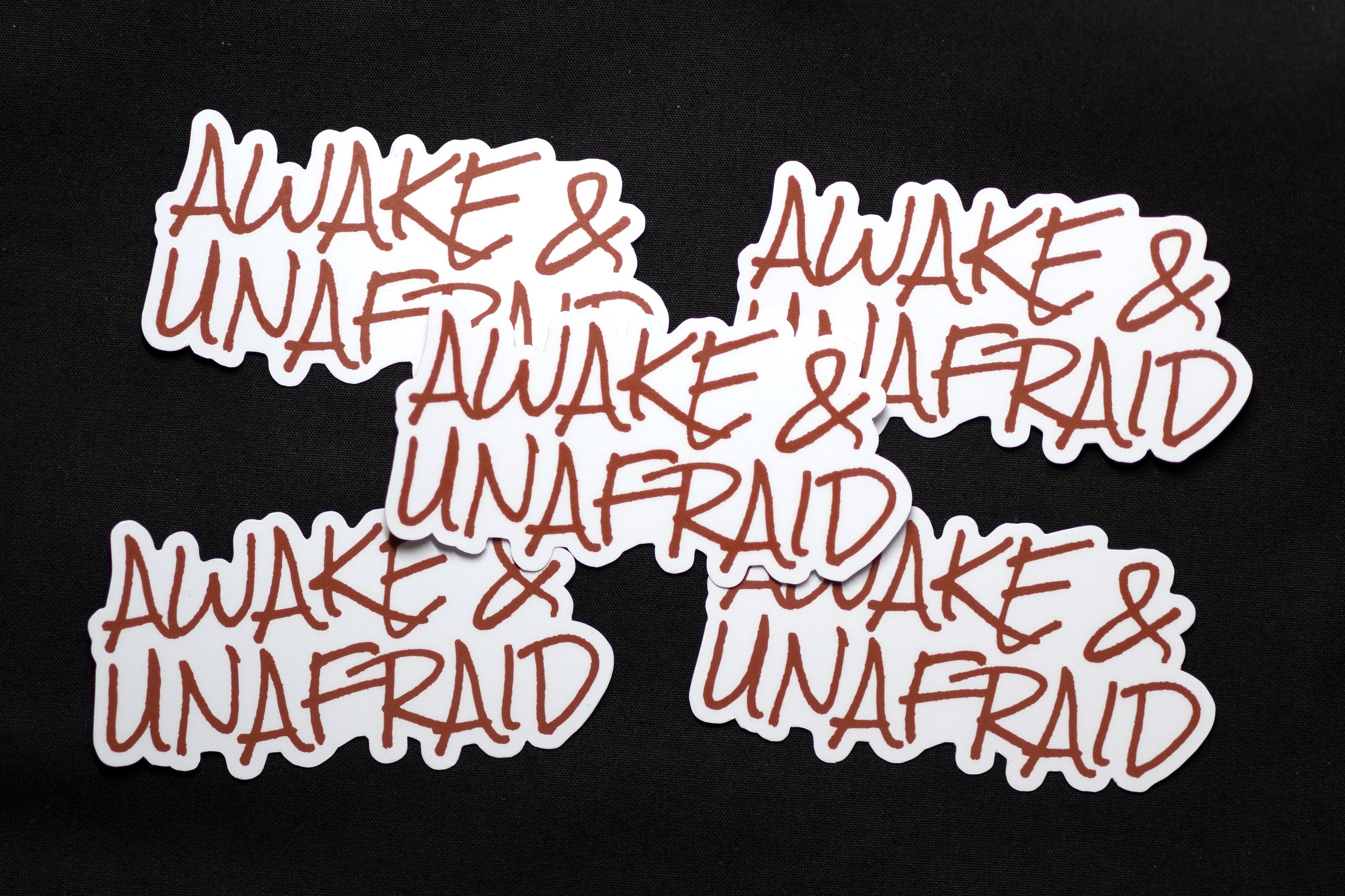 Awake and Unafraid Sticker Vinyl Sticker - Etsy
