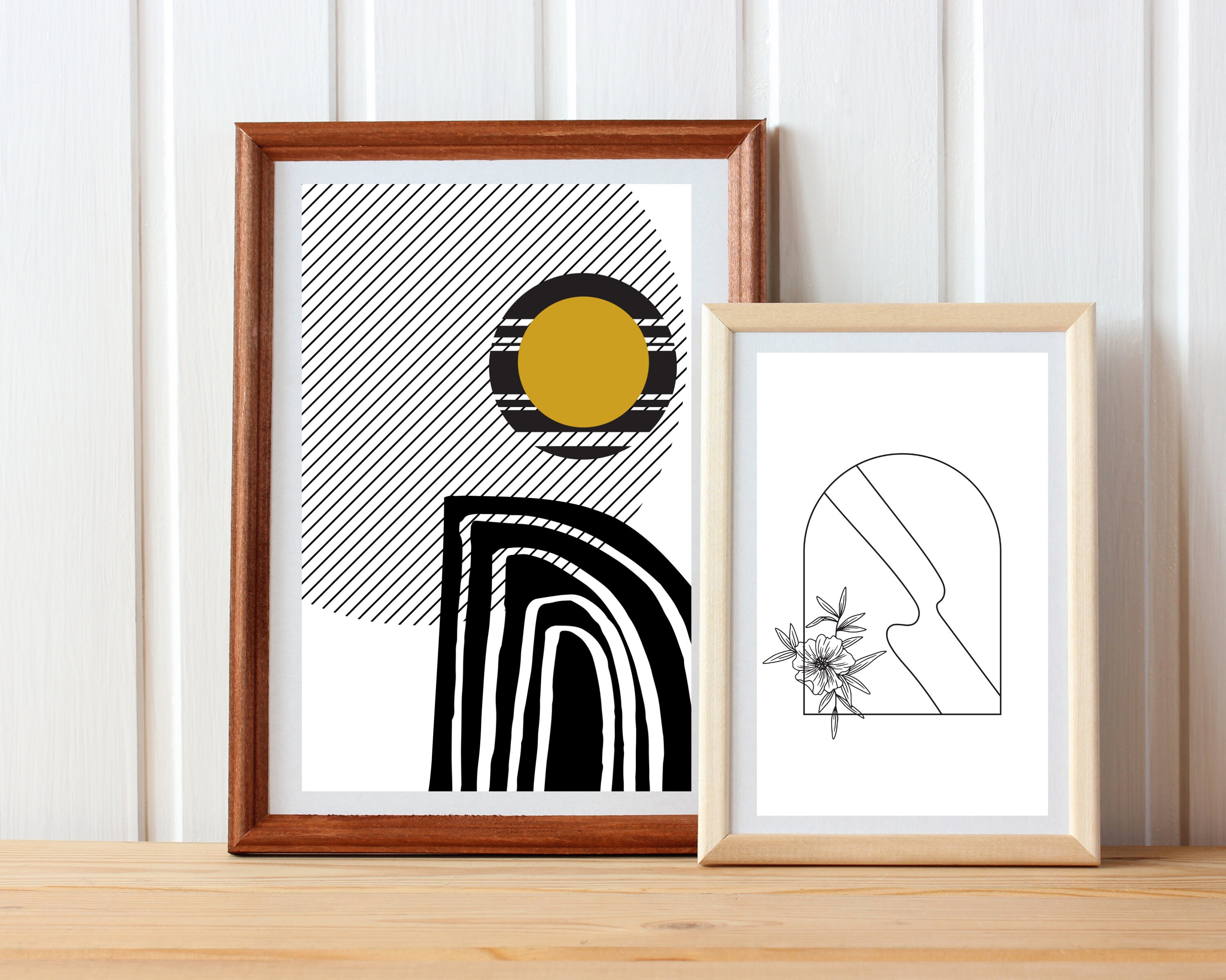 Abstract Line Art Abstract Arch Line Art Drawing Digital | Etsy