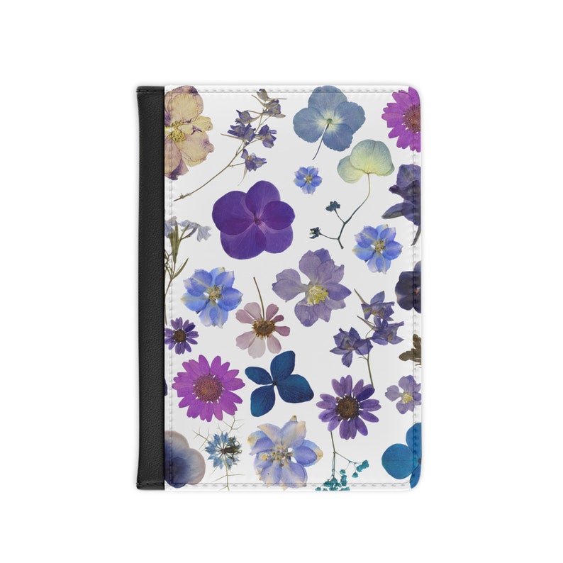 Wildflower Passport Cover, Wildflower Faux Leather Passport Cover ...