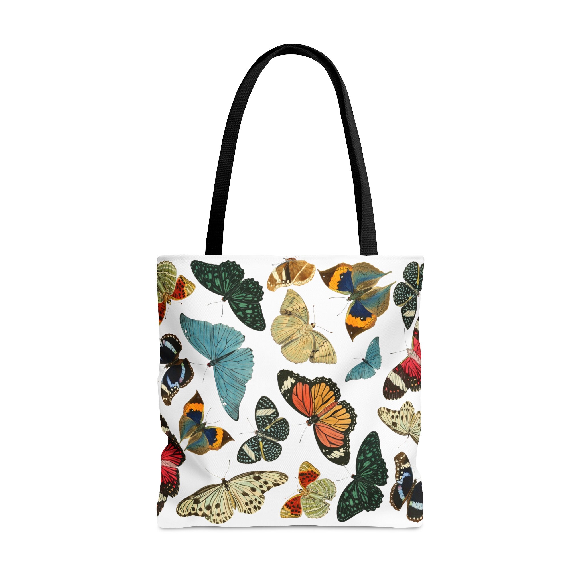 Butterfly Tote Butterfly Book Bag Butterfly Botanical Boho - Etsy
