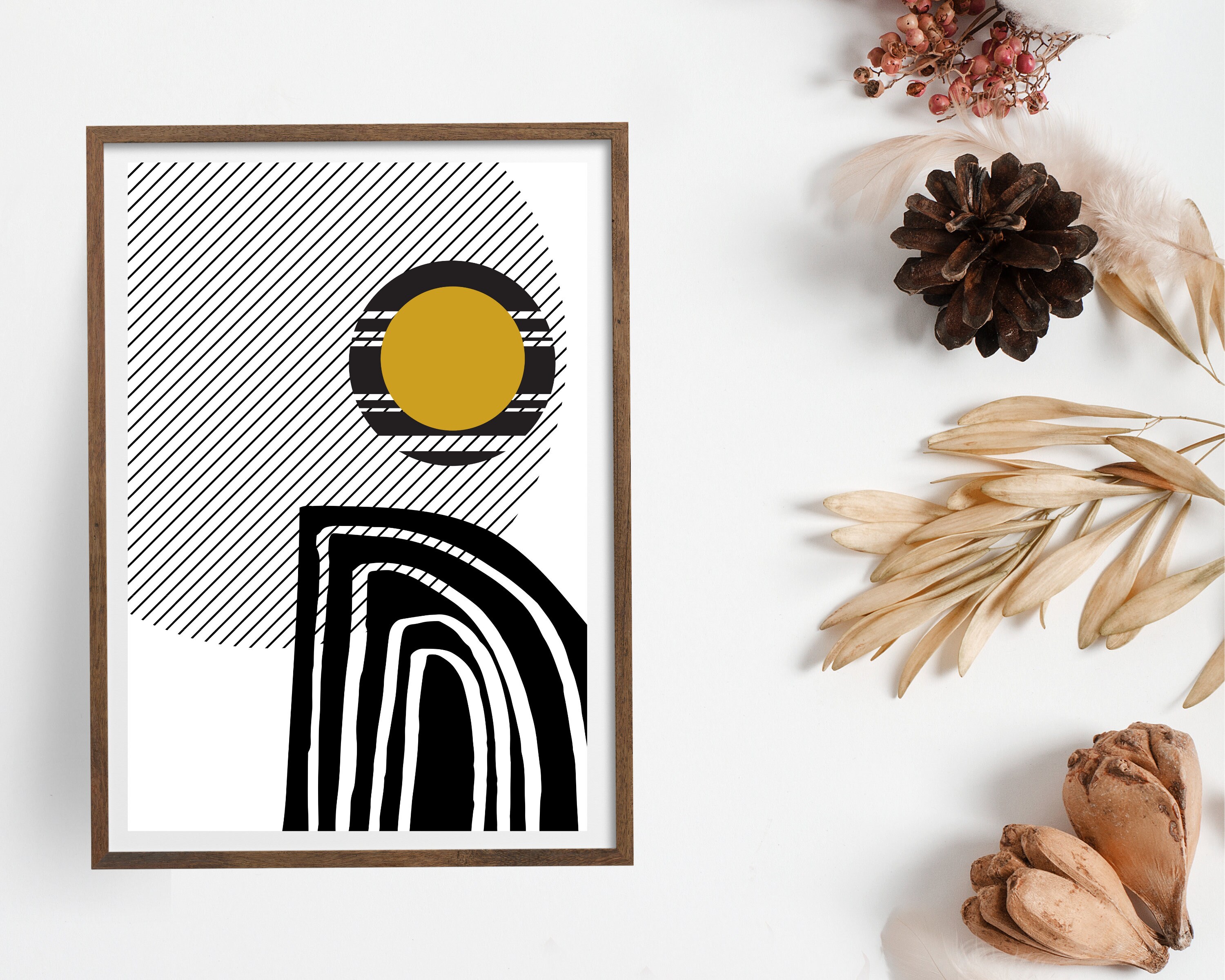 Abstract Line Art Abstract Arch Line Art Drawing Digital | Etsy