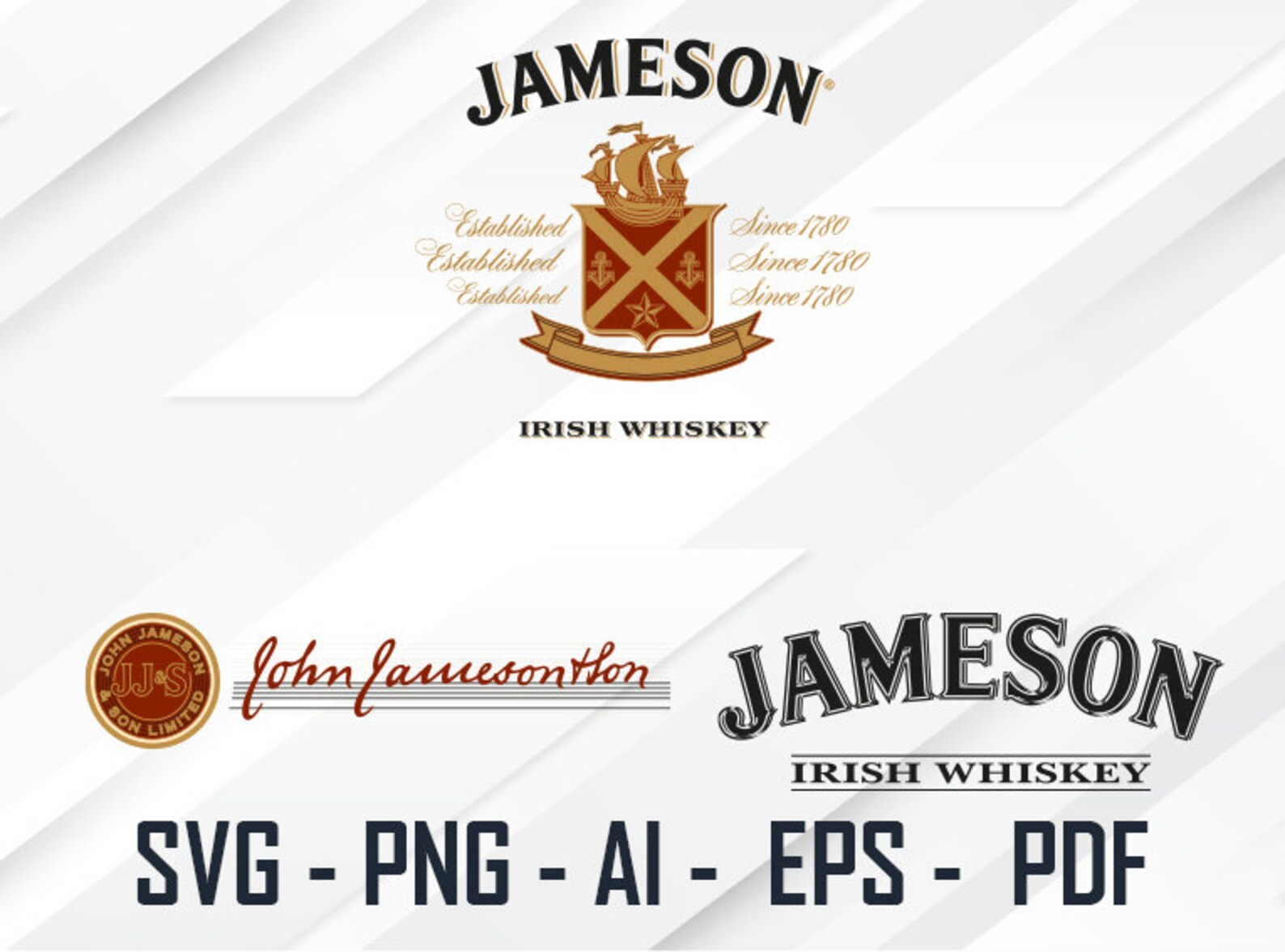 Jameson Irish Whiskey Jameson Svg Jameson Irish Whiskey Svg Etsy