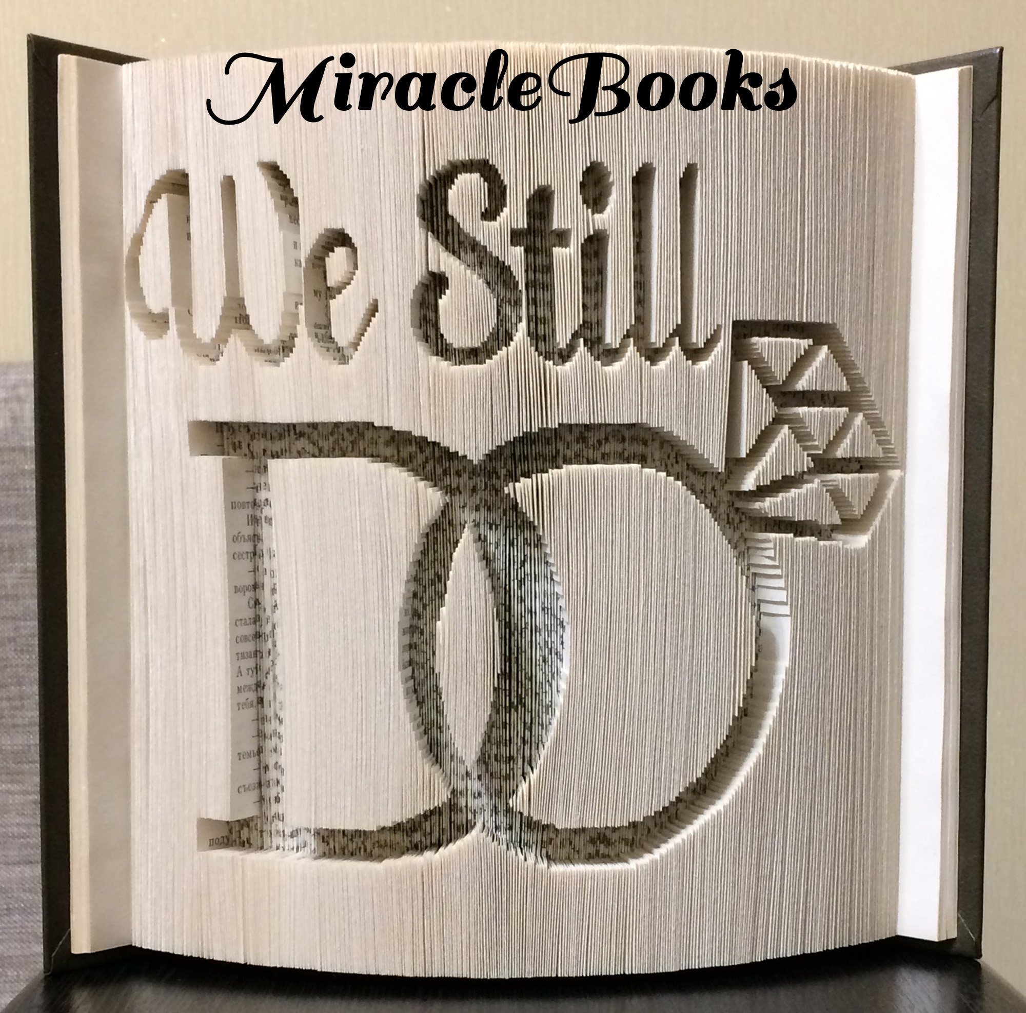 We Still Do BOOK FOLDING PATTERN Instructions Wedding Book | Etsy