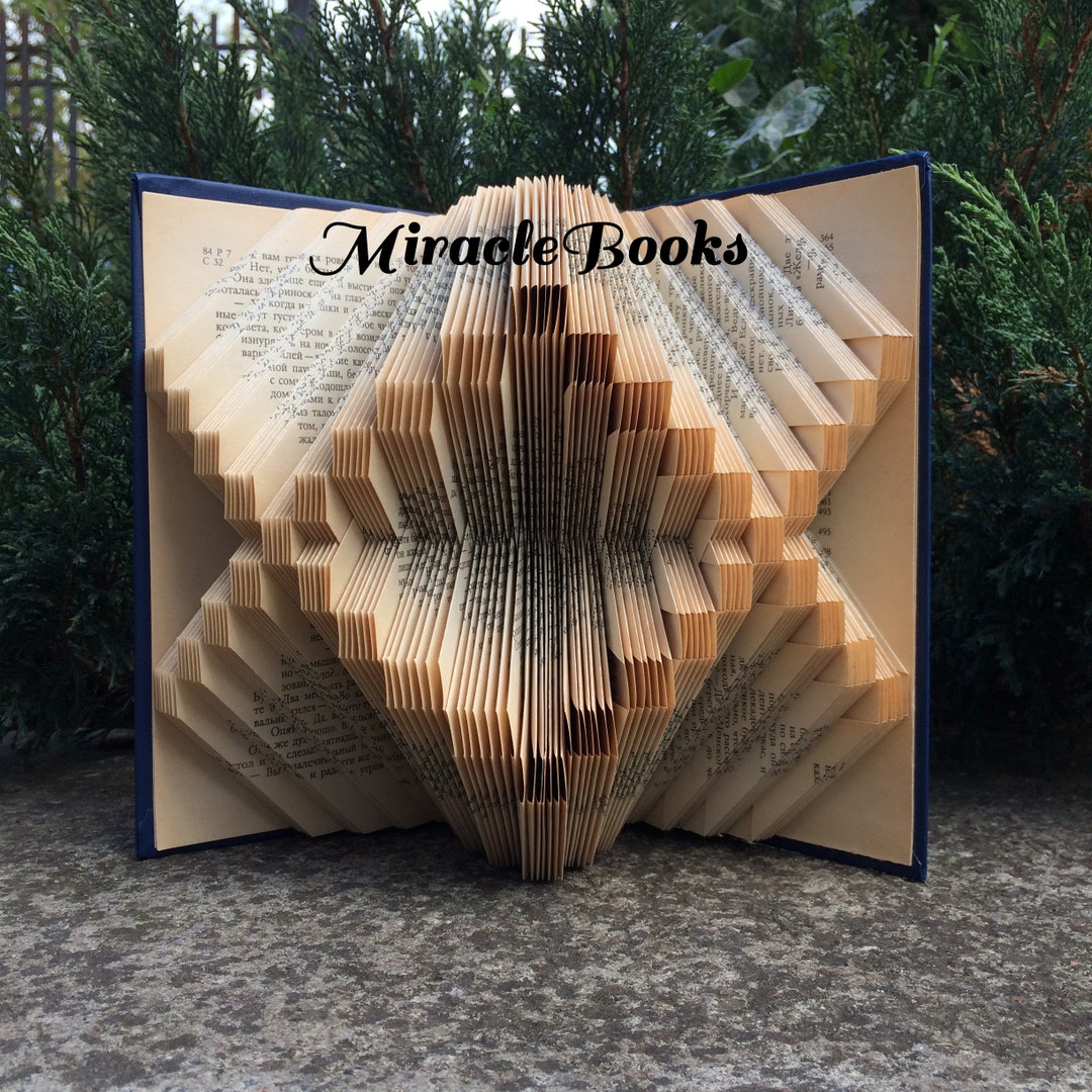 Squares BOOK FOLDING PATTERN + Instructions - Rhombus Book Folding ...