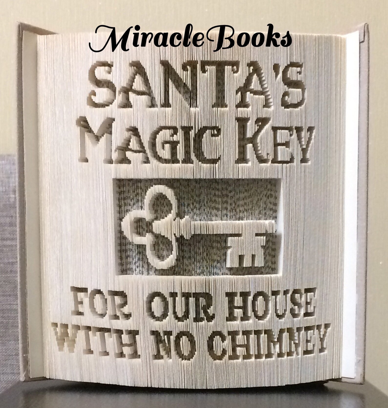 Santa’s Magic Key BOOK FOLDING PATTERN + Instructions - Christmas Book ...