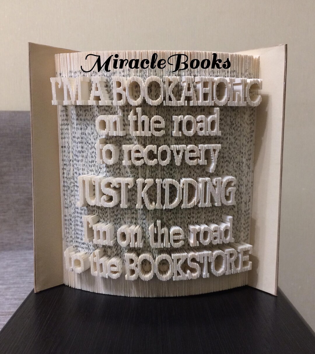 Bookaholic BOOK FOLDING PATTERN + Instructions - Read Book Folding ...