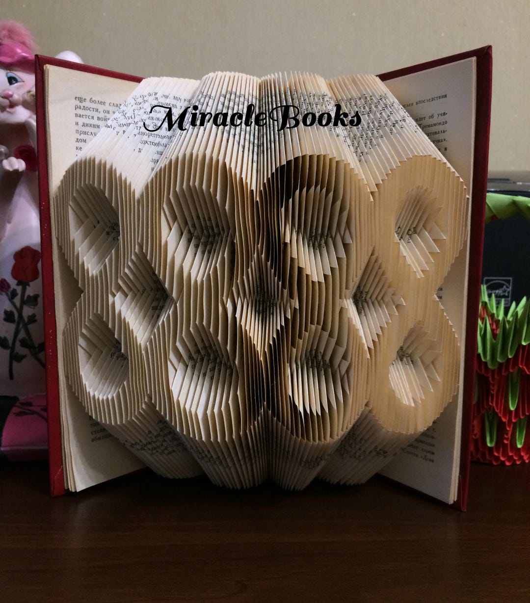 Infinity BOOK FOLDING PATTERN + Instructions - Eight Book Folding ...