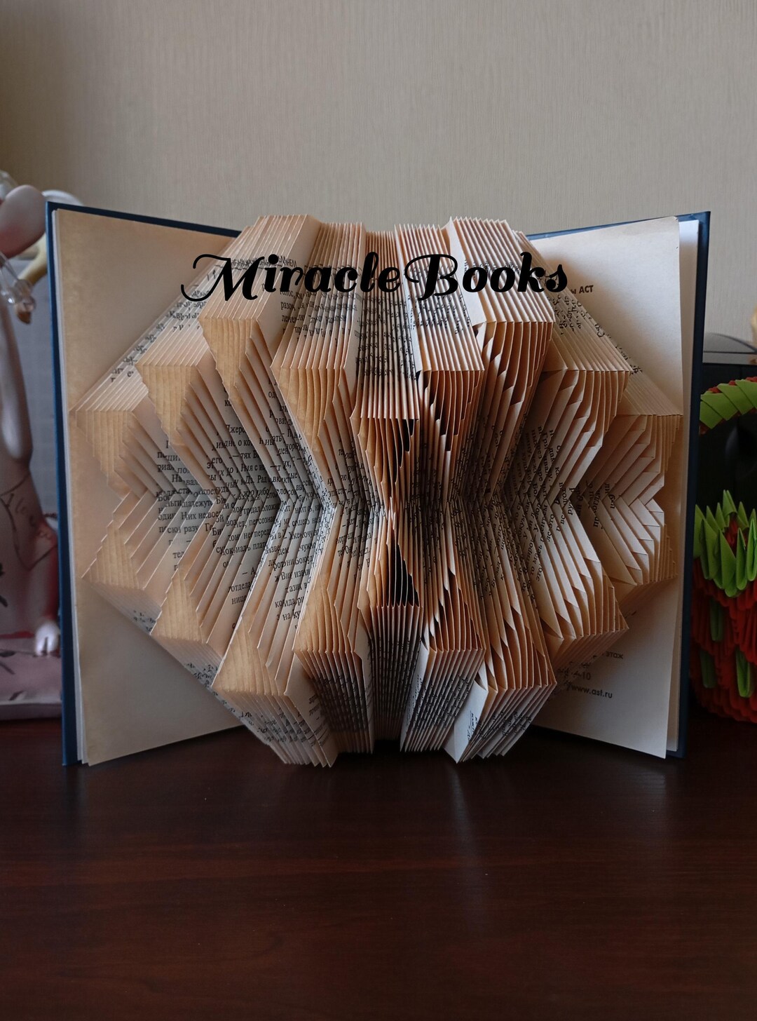 Geometric BOOK FOLDING PATTERN Figures 11 (triangles) + Instructions ...