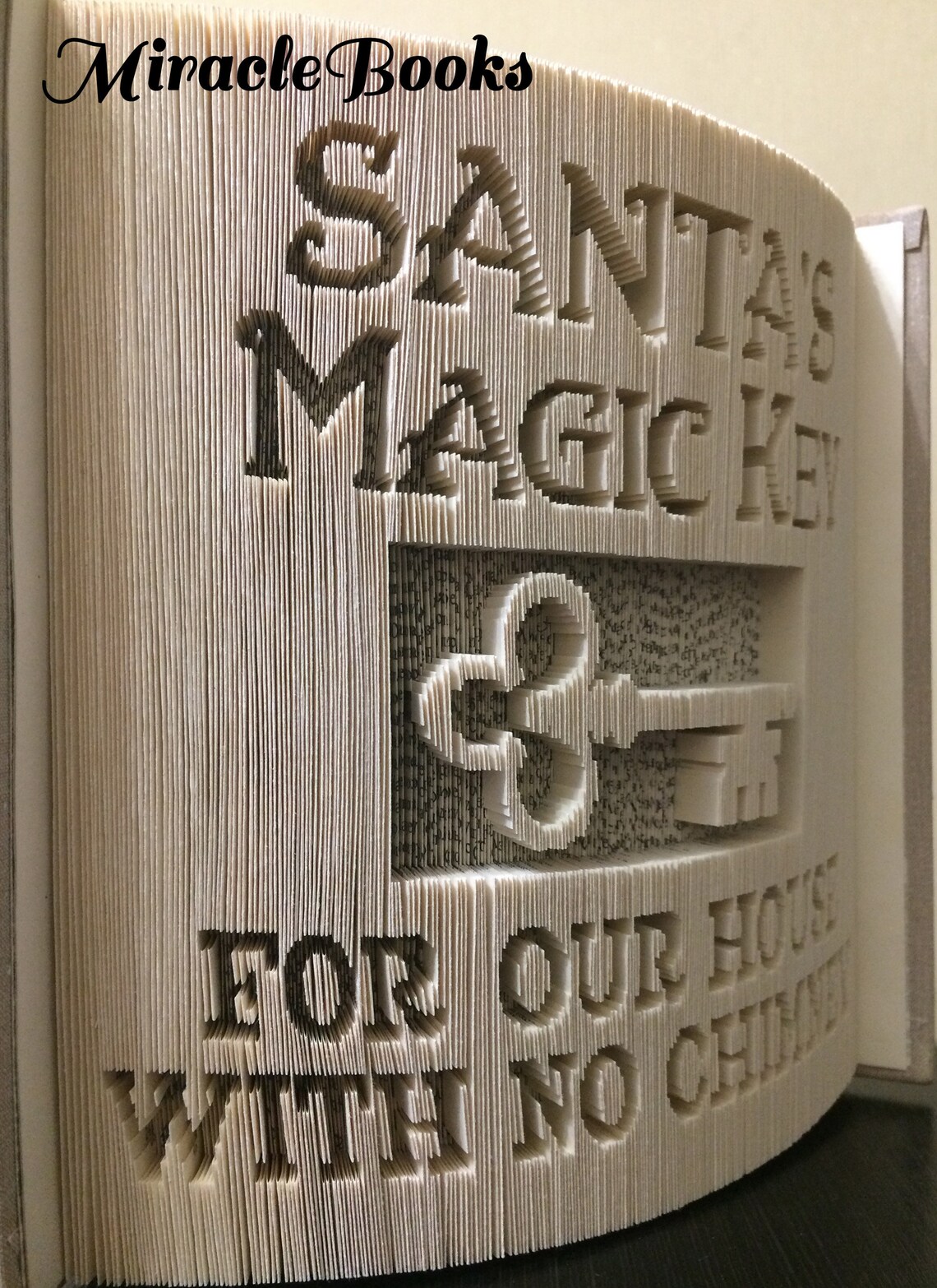 Santa’s Magic Key BOOK FOLDING PATTERN + Instructions - Christmas Book ...