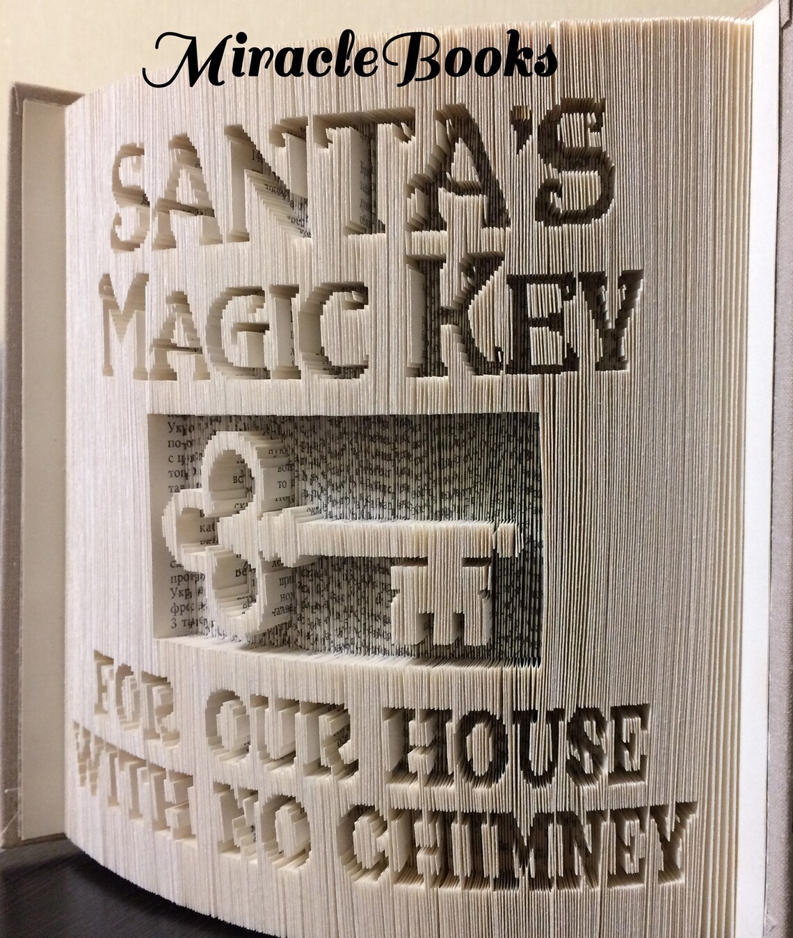 Santa’s Magic Key BOOK FOLDING PATTERN + Instructions - Christmas Book ...