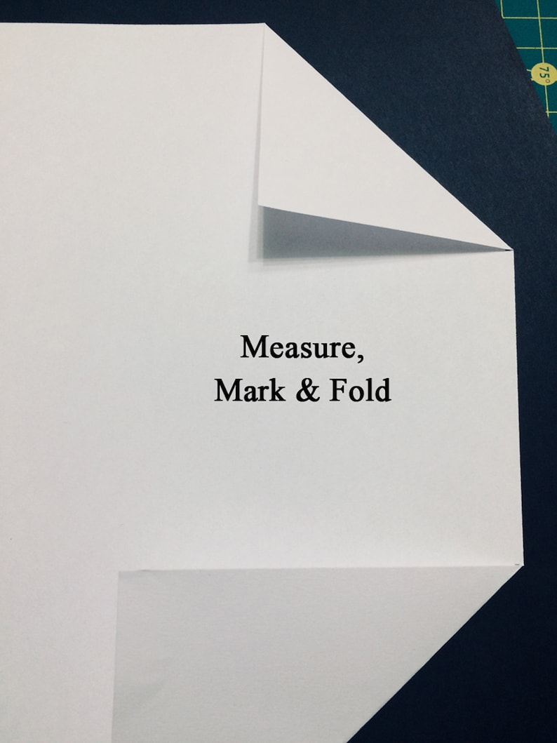 Triangles BOOK FOLDING PATTERN Instructions Book Fold - Etsy