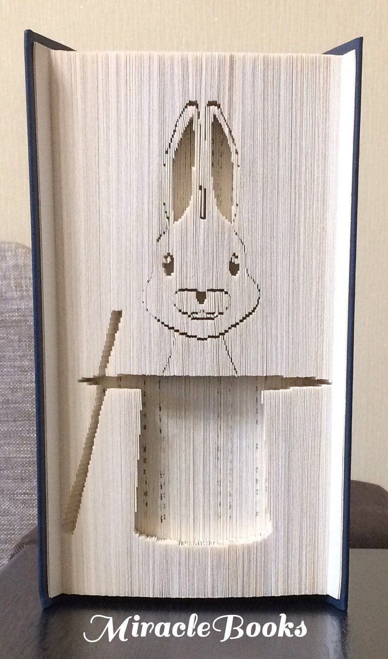Magic BOOK FOLDING PATTERN Instructions Book Fold Folded - Etsy