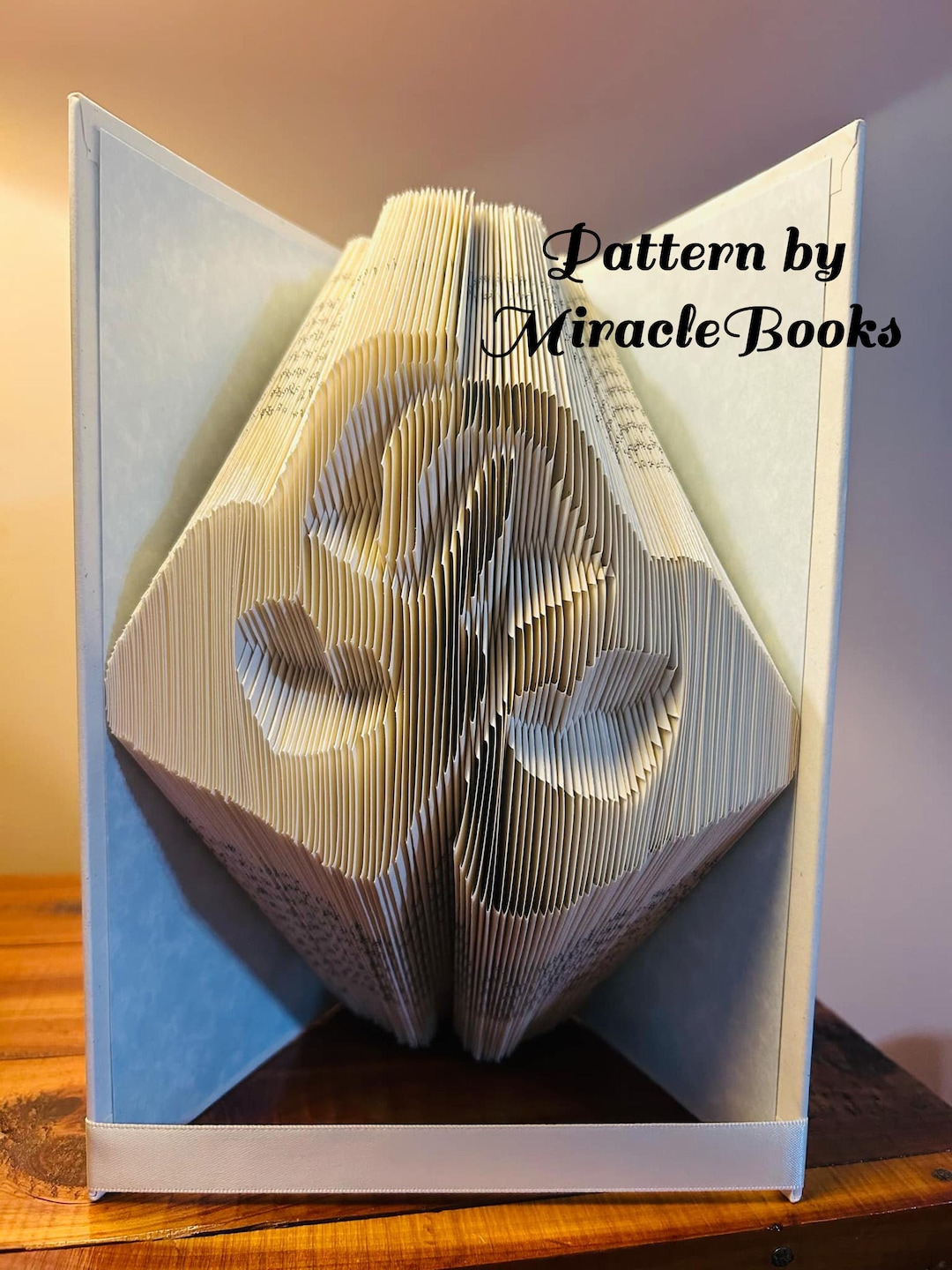 Locks Book Folding PATTERN (MMF) + Instructions + FREE Paw Print Book Folding Pattern - Love ...